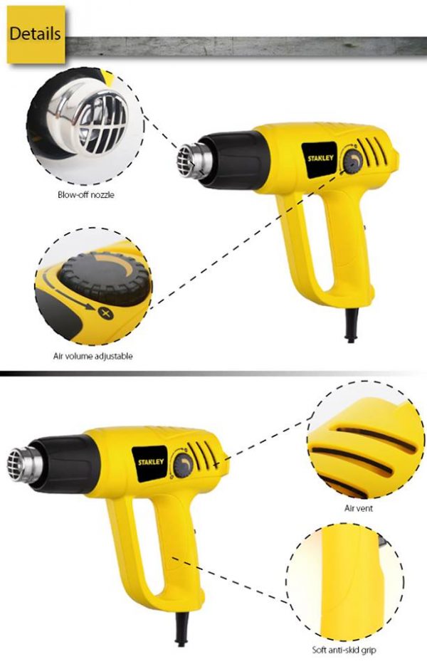 STANLEY HOT AIR GUN 2000W - HLT Material Sdn Bhd