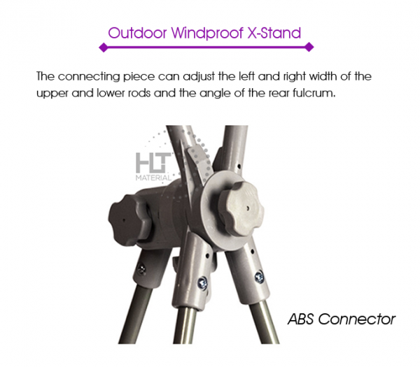 X-STAND OUTDOOR (80cm x 180cm) - HLT Material Sdn Bhd - Penang, Malaysia.