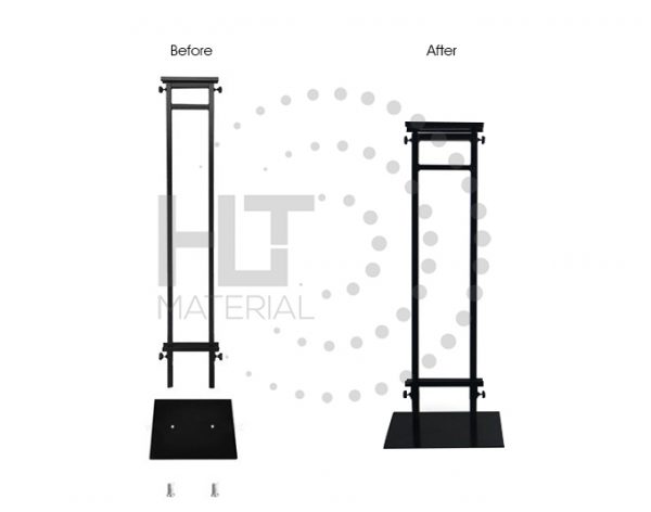 DUAL-SIDED ADJUSTABLE HEIGHT POSTER STAND - HLT Material Sdn Bhd