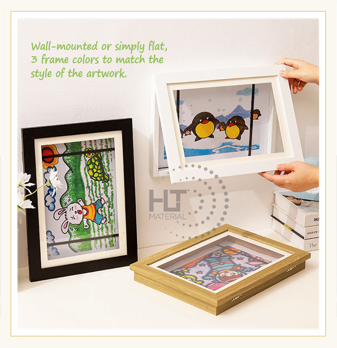 FLIP-TOP KIDS DRAWING STORAGE FRAME - HLT Material Sdn Bhd