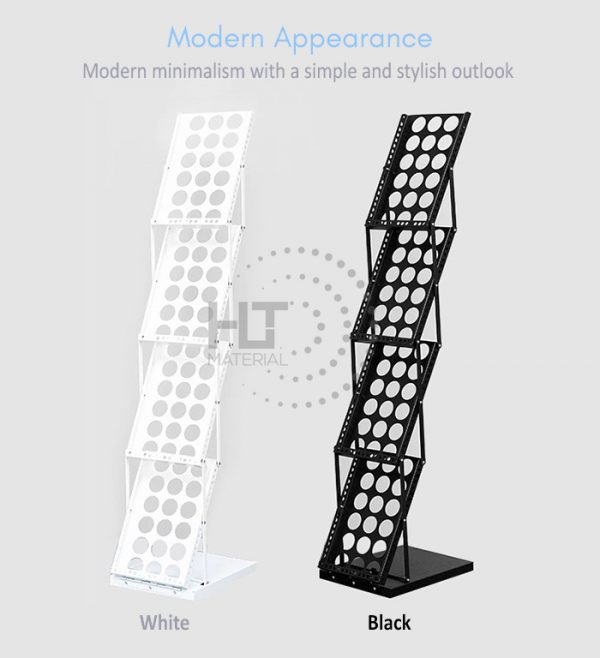 4 TIER A4 FOLDABLE METAL STAND RACK - HLT Material Sdn Bhd