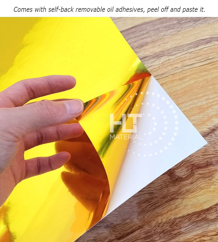 GOLD & SILVER STICKER L 1 FEET X W 4 FEET - HLT Material Sdn Bhd