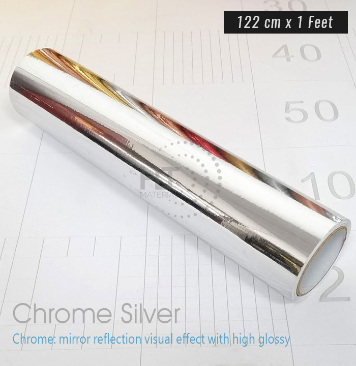 GOLD & SILVER STICKER L 1 FEET X W 4 FEET - HLT Material Sdn Bhd