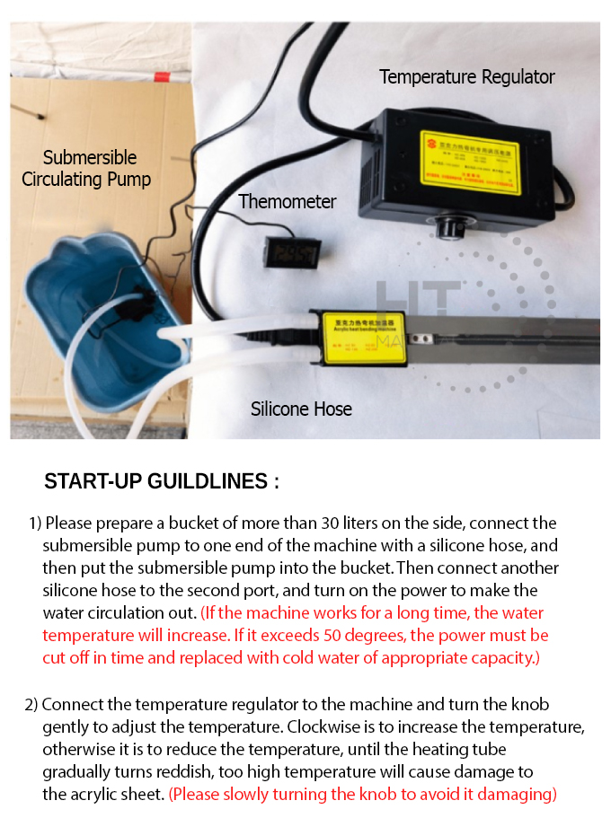 ACRYLIC HOT BEND MACHINE (1 FEET) - HLT Material Sdn Bhd
